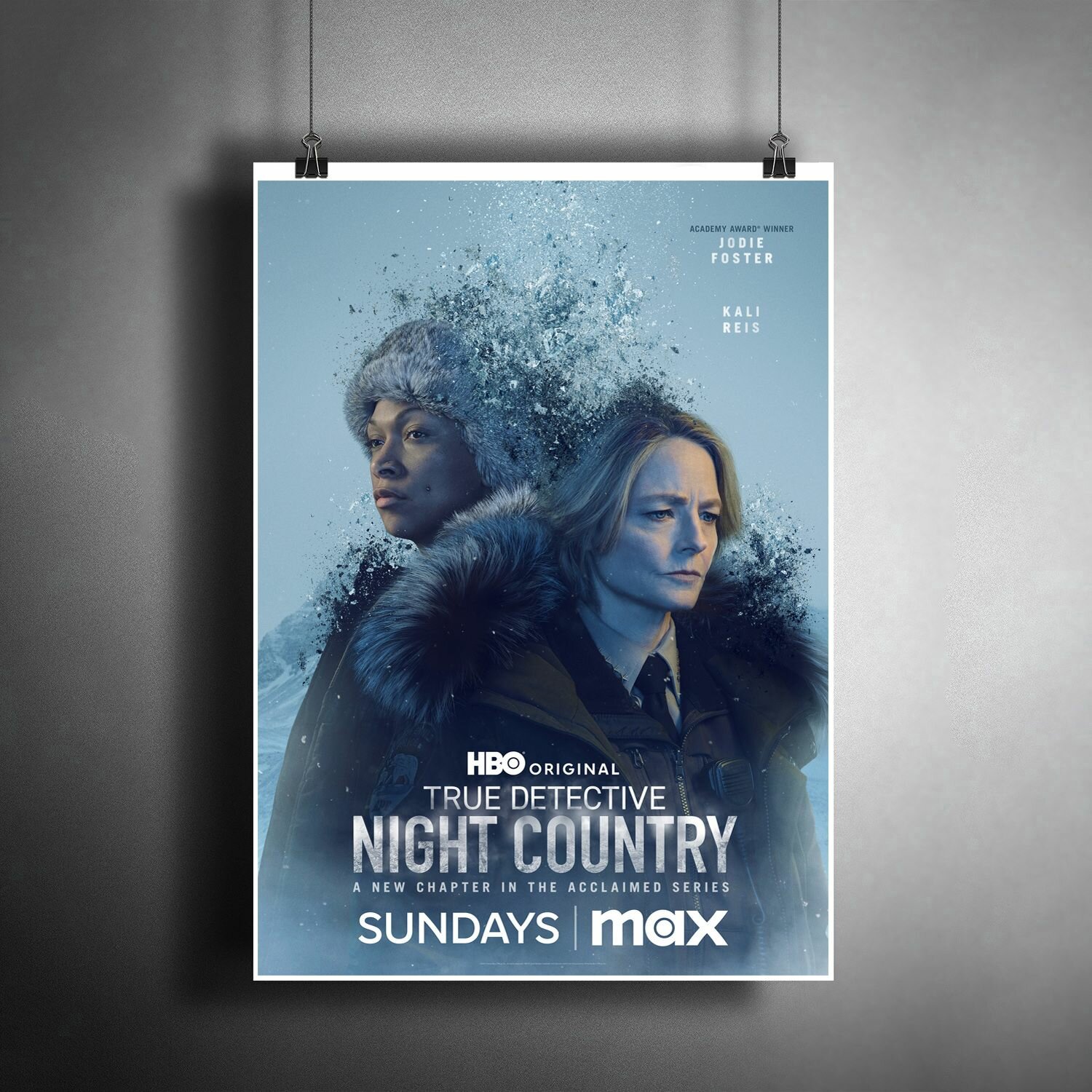 Постер плакат для интерьера "Сериал Настоящий детектив / Декор дома, офиса, комнаты, квартиры, детской A3 (297 x 420 мм)