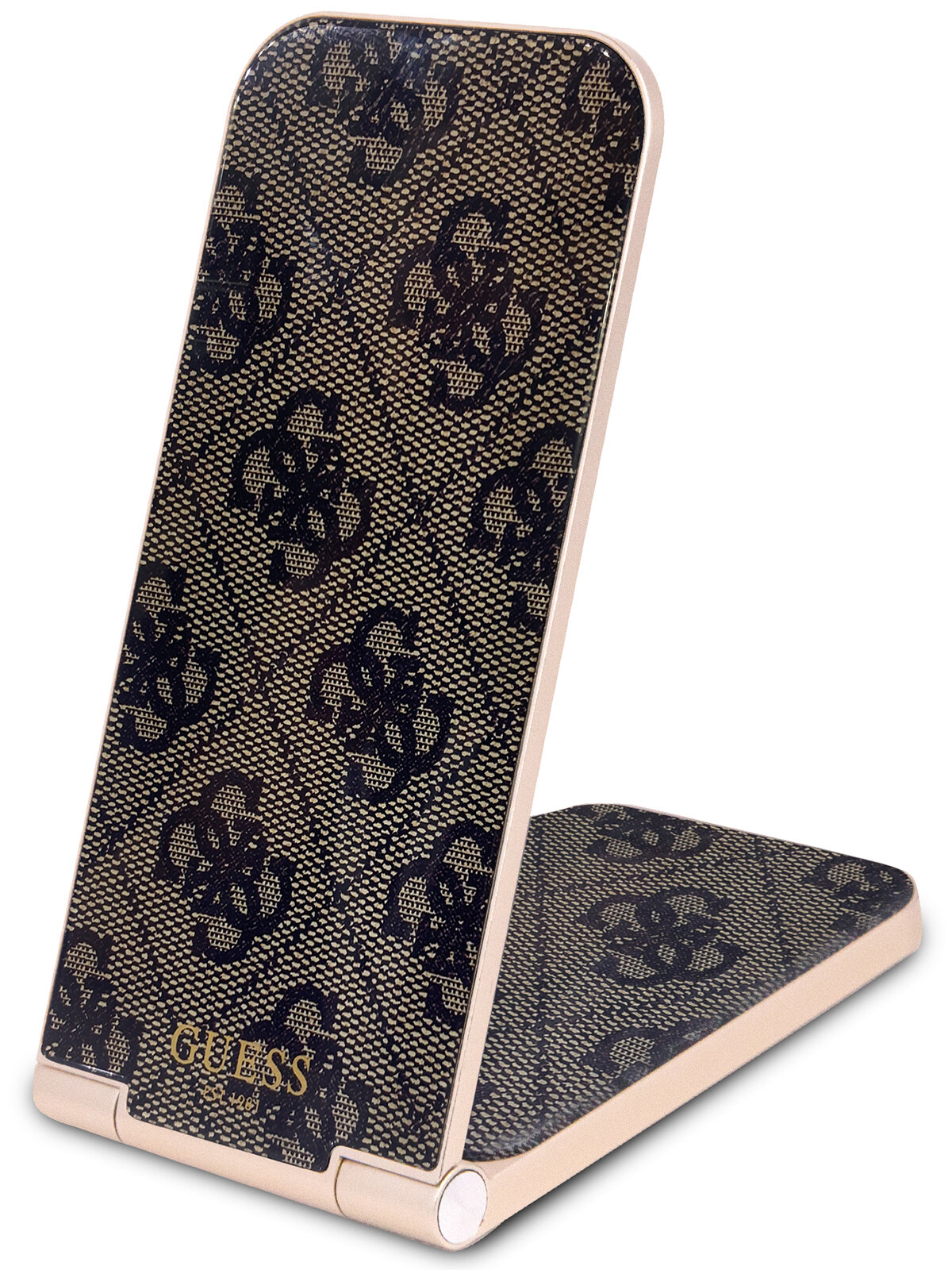 Guess Беспроводное СЗУ MagSafe Wireless Desk Foldable charger 15W 4G Brown