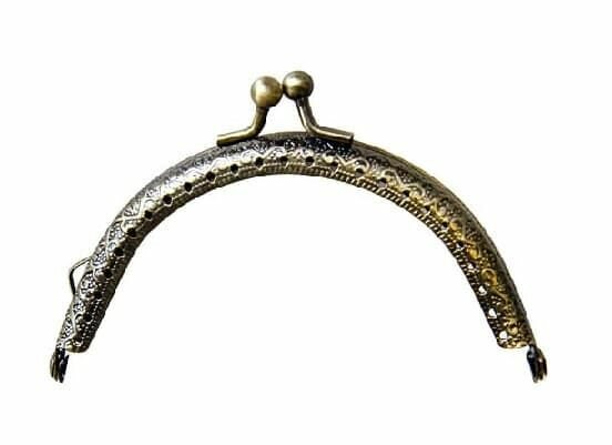 Фермуар "Полукруг" 90 х 60 мм ст. бронза