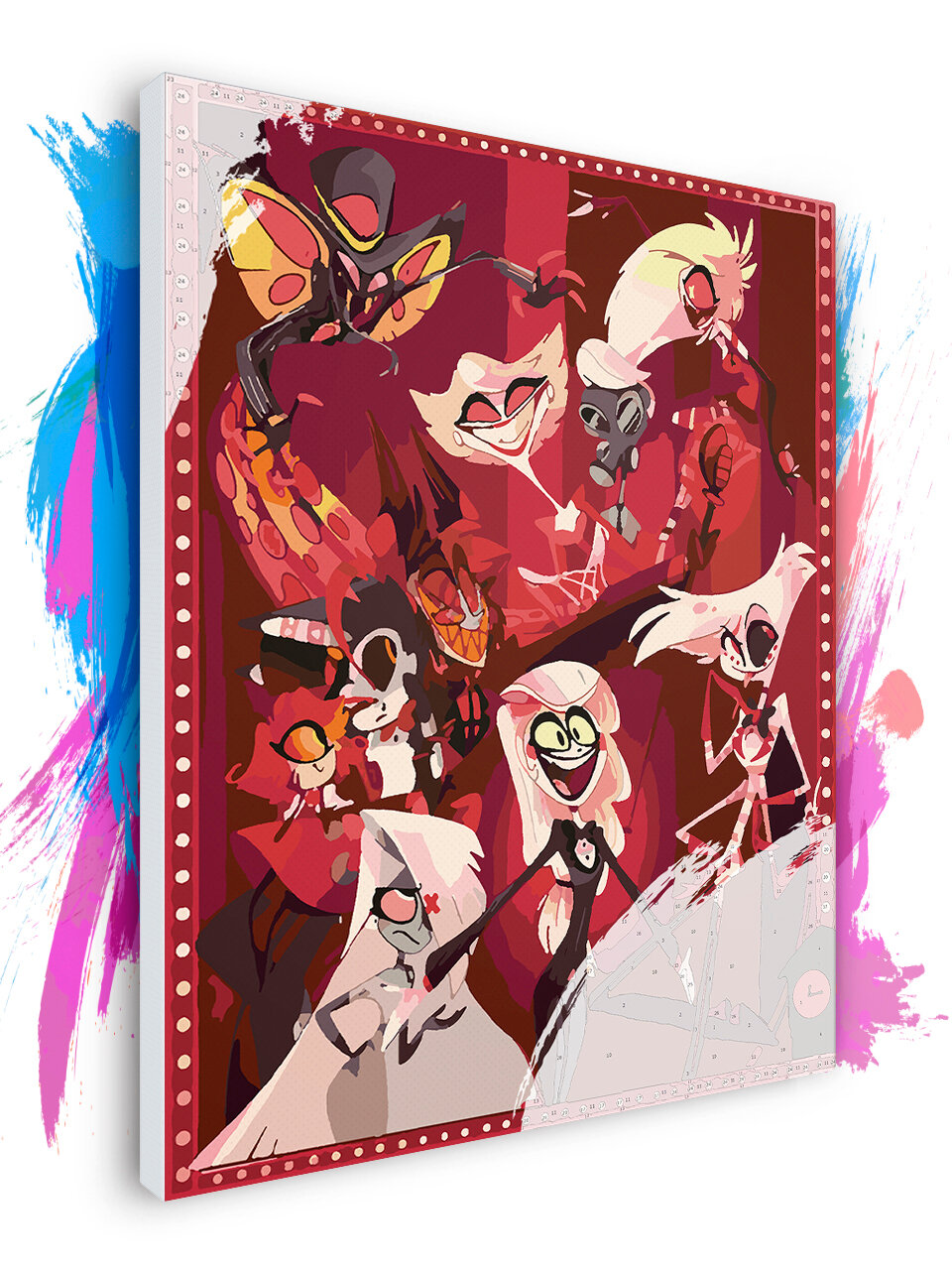 Картина по номерам на холсте Отель Хазбин, 40 х 50 см