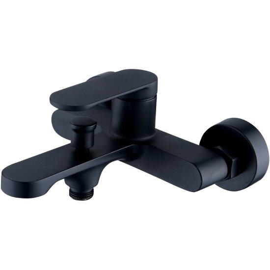 Смеситель для ванны и душа Orange VESPER M10-100b без аксессуаров, черный