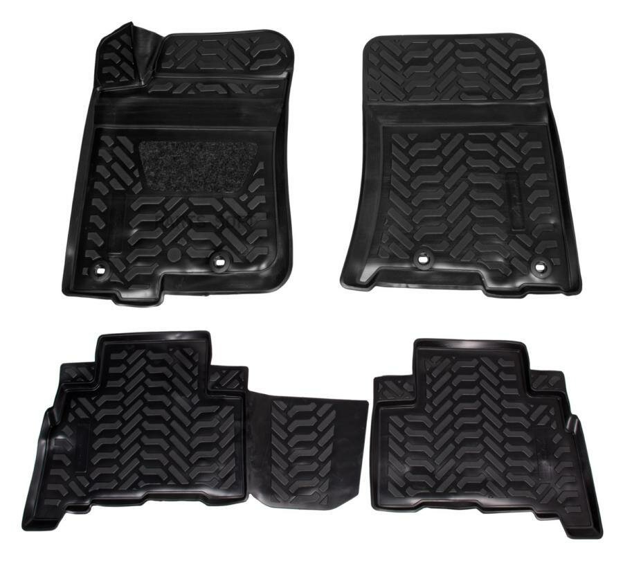ACMPS80 AIRLINE Ковры в салон 3D Toyota Prado (09-) 4 шт, выс. борт, полимер, черн.