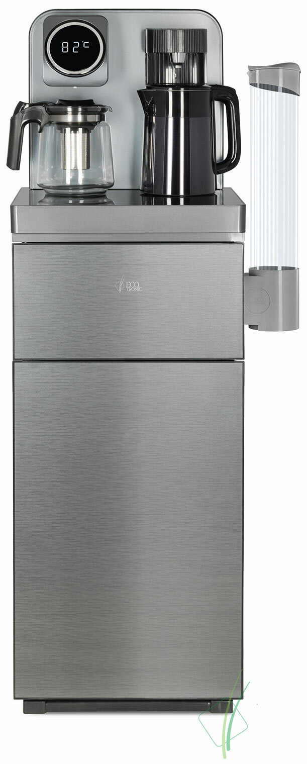 Тиабар Ecotronic TB20-LNR grey, с чайным столиком, напольный (ETK12616)
