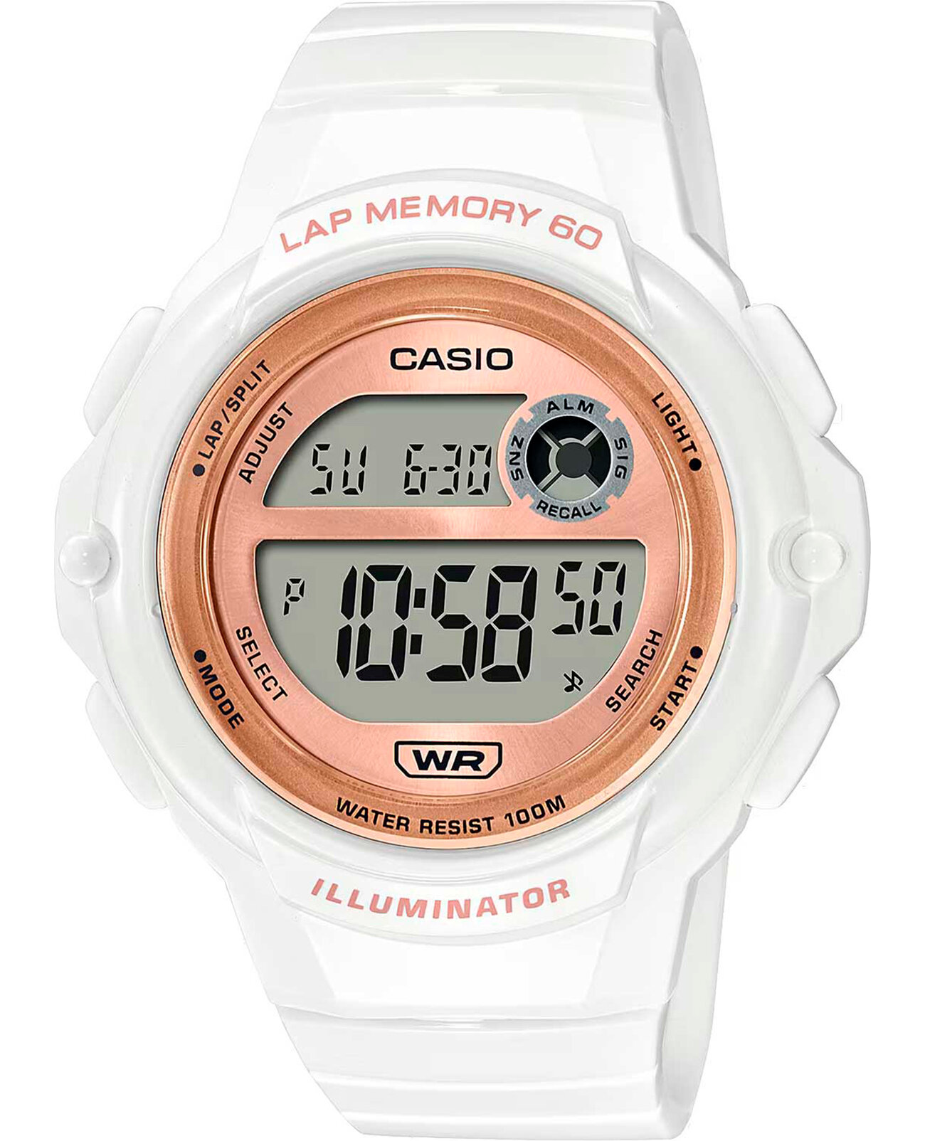 Наручные часы CASIO, золотой/серебряный — фото 1