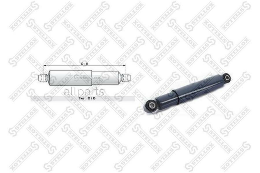 STELLOX 8705198SX амортизатор подвески ! перед. 410-692 O/O 14x50 14x40 \MB Atego 712-1024 98>