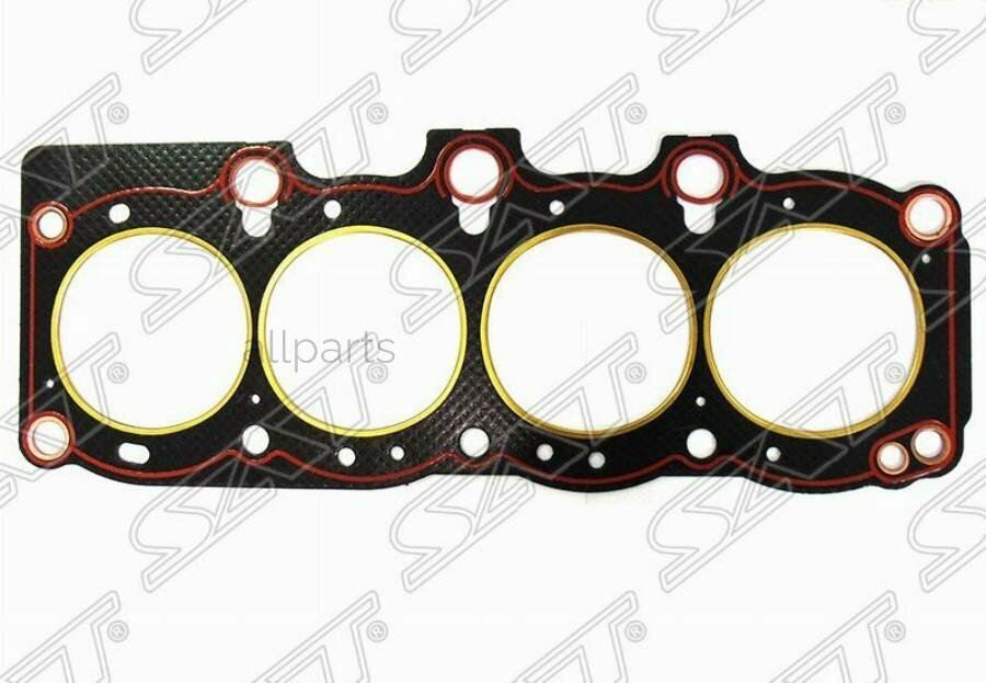 SAT ST-11115-74060 Прокладка головки блока цилиндров Toyota Caldina (T190) 92-02 / Camry Japan 90-98 4SFE (Паронит)
