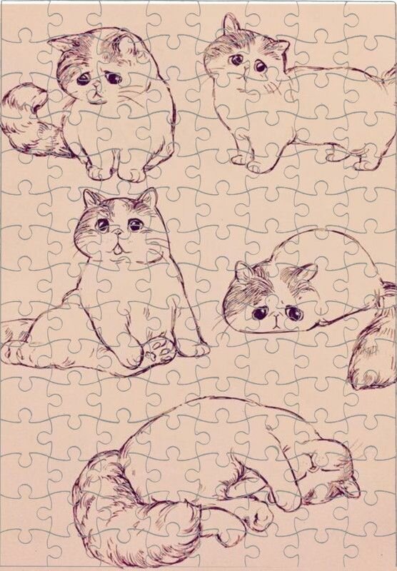 Пазл А3 "Котики" -08