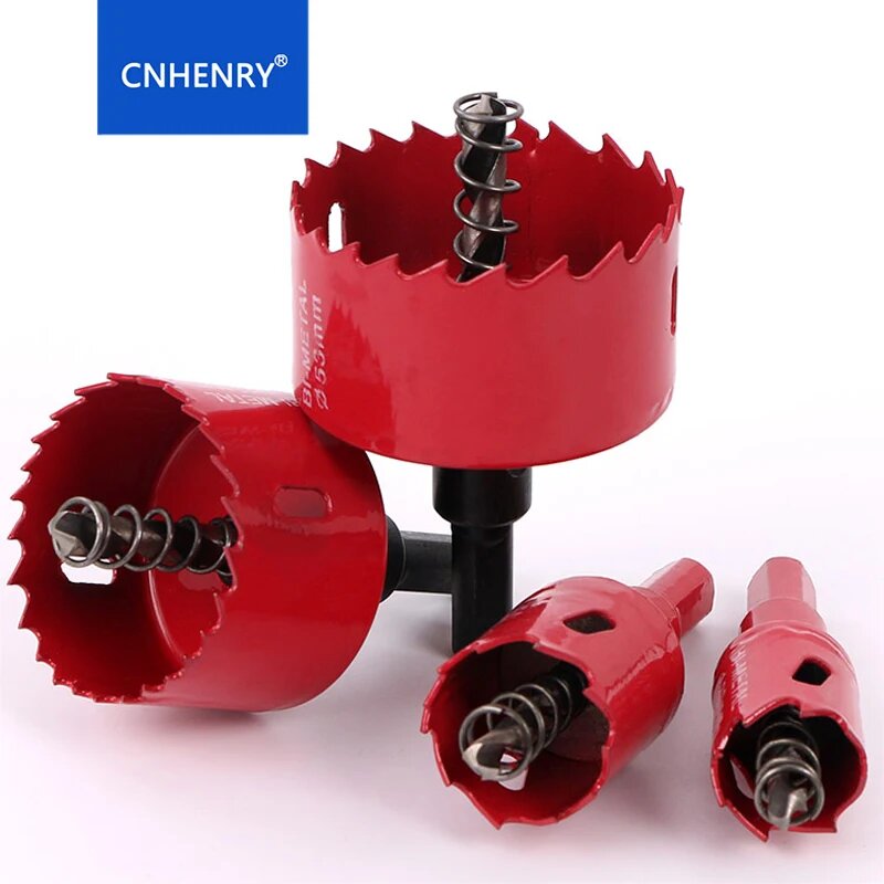 Коронка для металла/пластика/дерева, высокоуглеродистая сталь, диаметр 20-200 мм, 1 шт