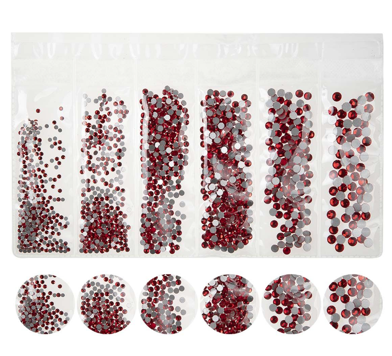 Набор страз для ногтей Nail Art, красный