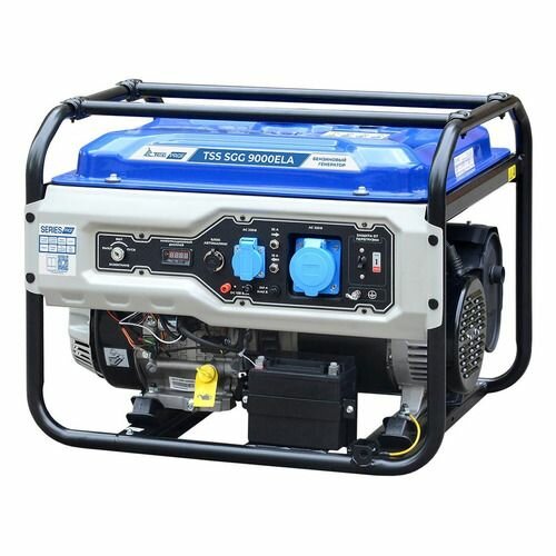 Бензиновый генератор ТСС SGG 9000ELA, 220 В, 8.5кВт, с АКБ [190050]