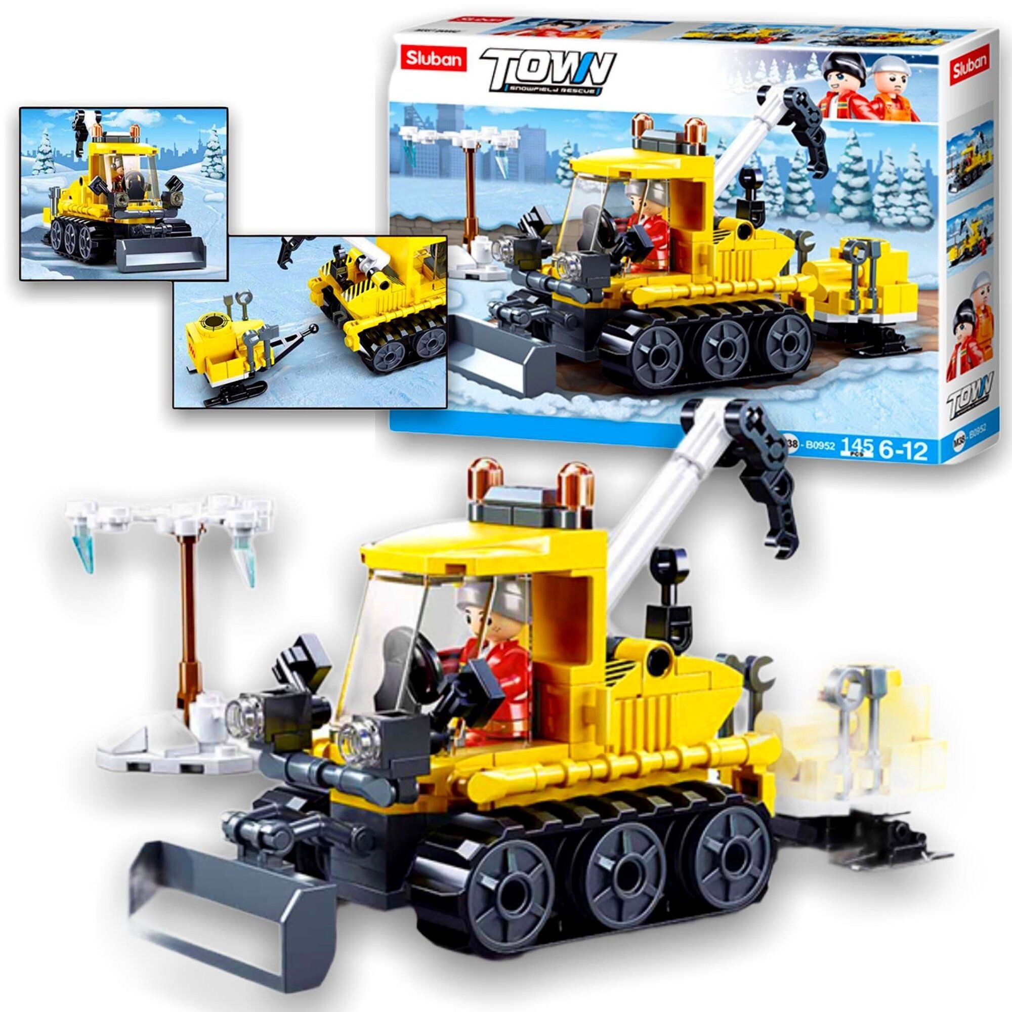 Конструктор SLUBAN Снегоуборщик, M38-B0952