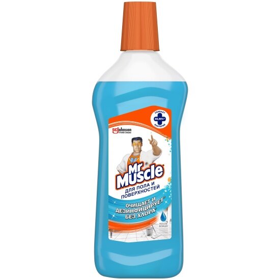 Моющее средство Мистер Мускул После дождя, для пола и поверхностей, 500 мл