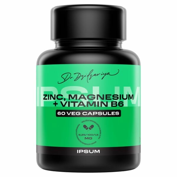 Витаминный комплекс ZMA+Цинк+Магний+B6 IPSUM капсулы 776мг 60шт