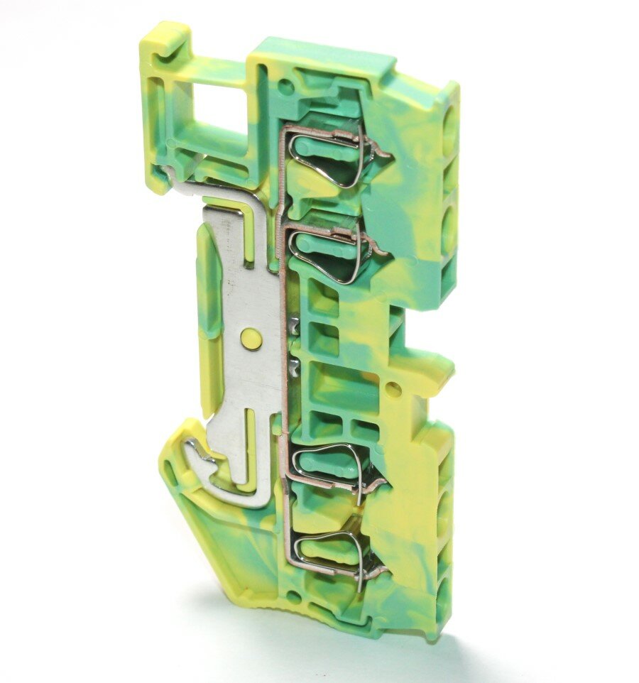 Колодка клеммная пружинная JXB-ST-2.5 4 вывода земля EKF PROxima