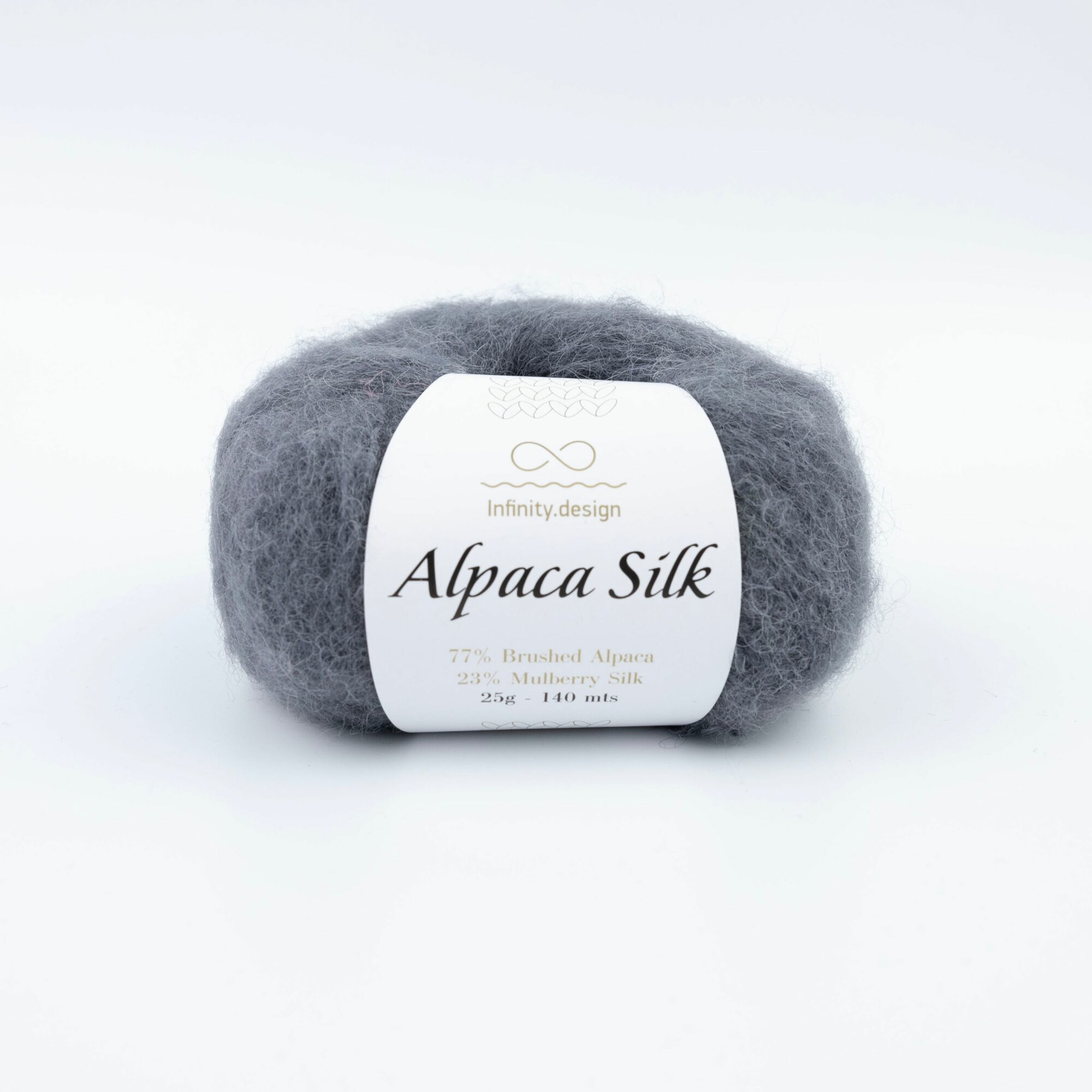 Пряжа INFINITY Alpaca Silk 1053 (1 моток), 77% альпака, 23% шелк, 25г, 140м