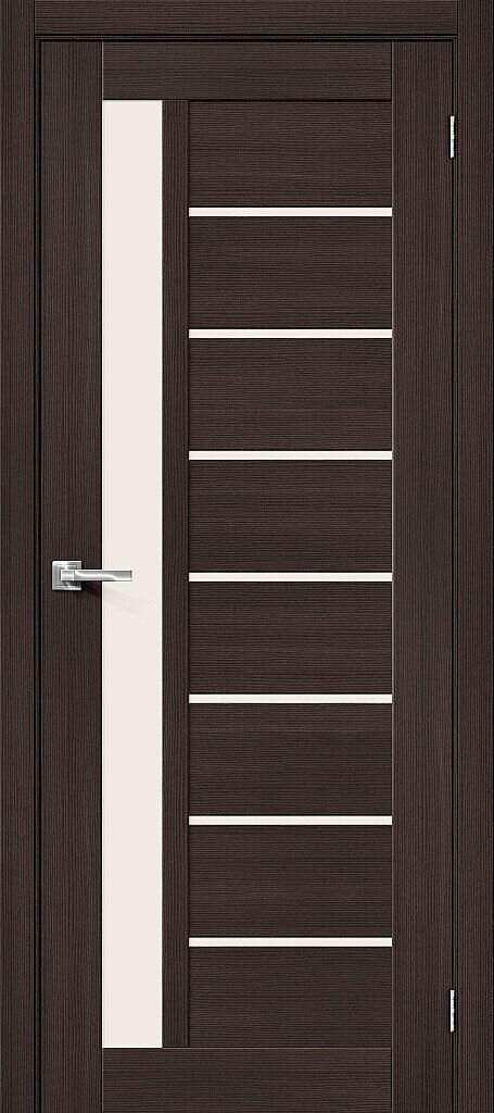 Дверь межкомнатная (полотно, коробка, наличники) Браво-27 Magic Fog Wenge Melinga 200*80
