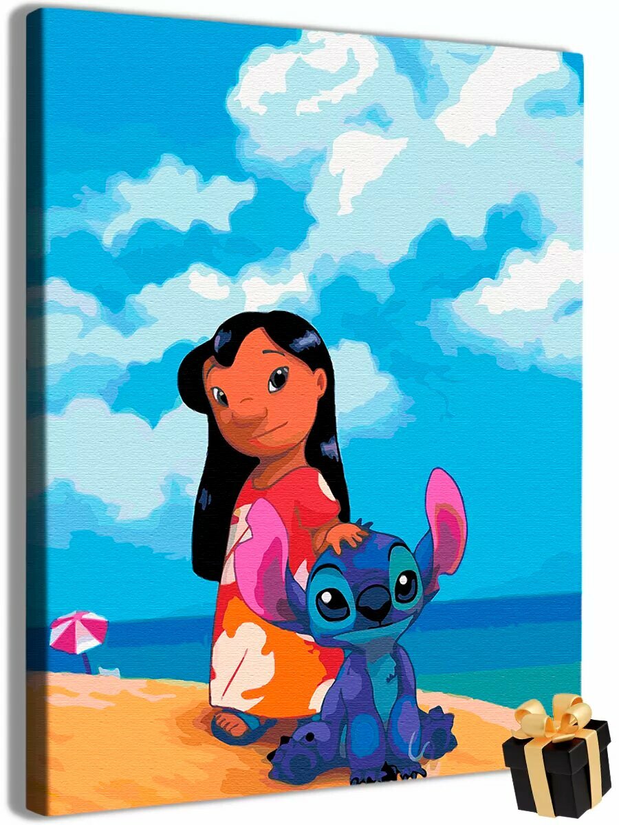 Картина по номерам Лило и Стич