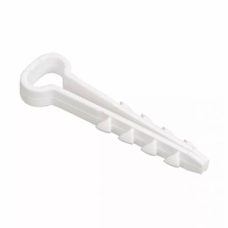 Хомут PROconnect 07-4611 Дюбель-хомут 5-10 белый (100 штук)