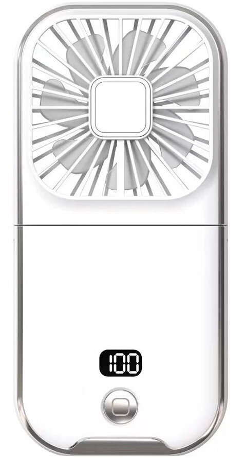 Портативный вентилятор Mini Folding Neck Fan F30 Pro White