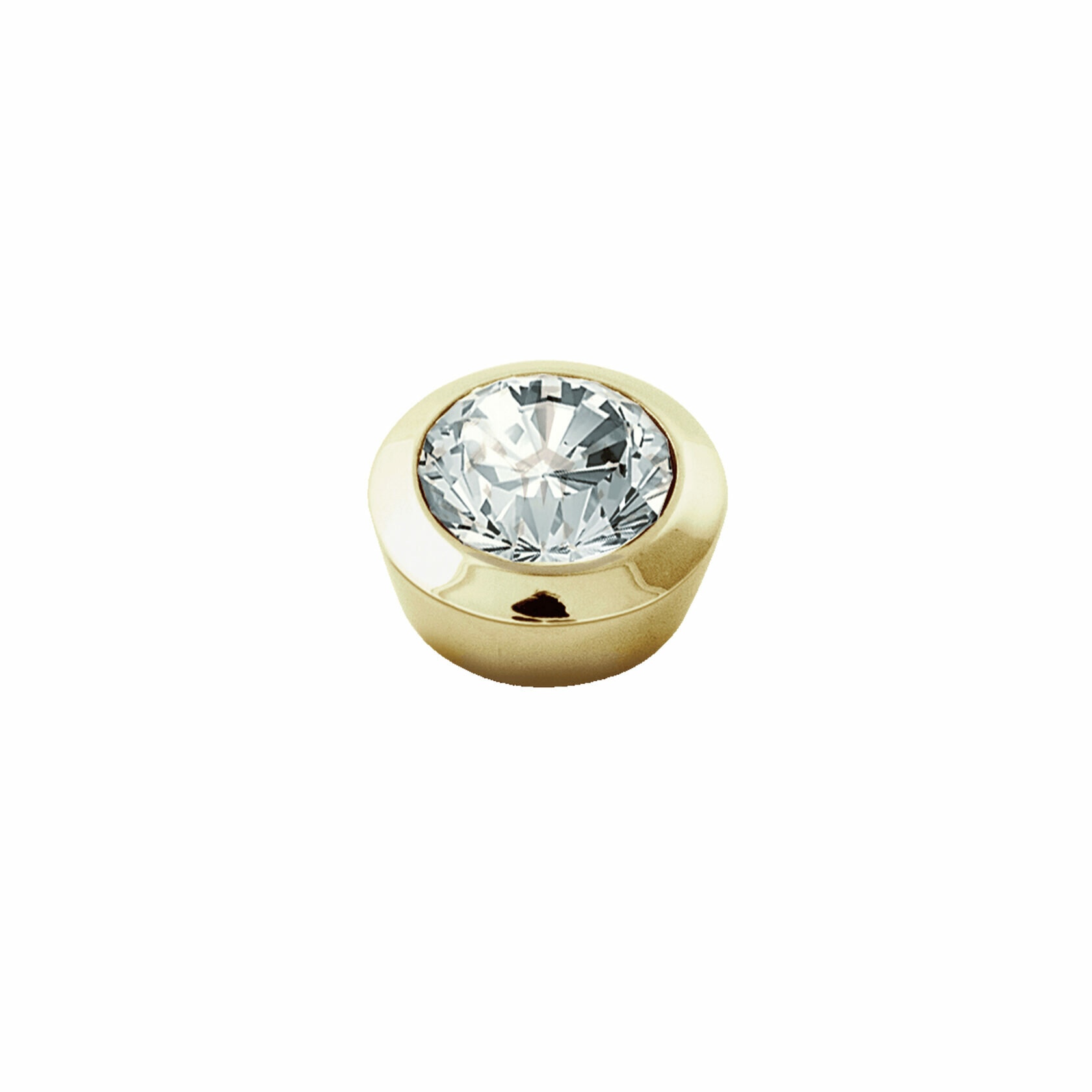 Топпинг на кольцо, кристаллы Swarovski, хрусталь