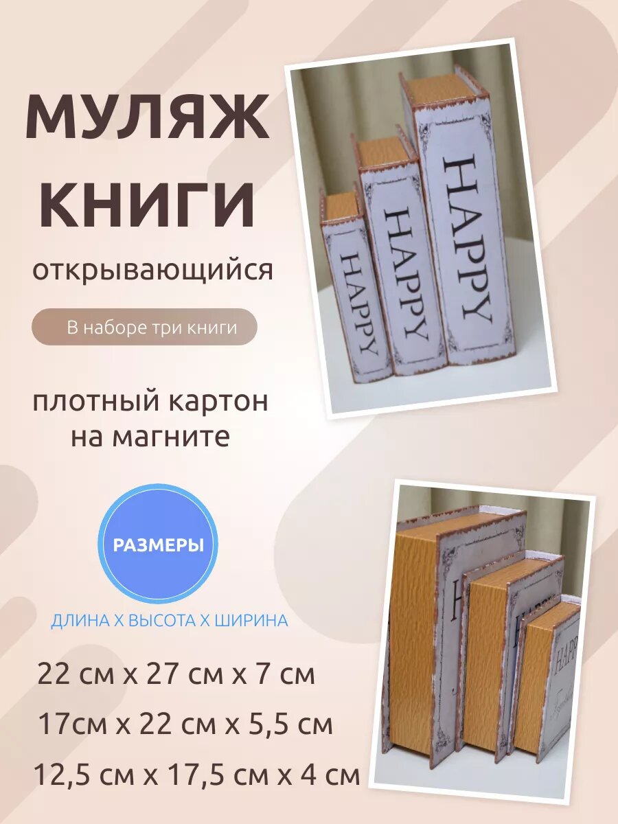 Муляж книги открывающийся
