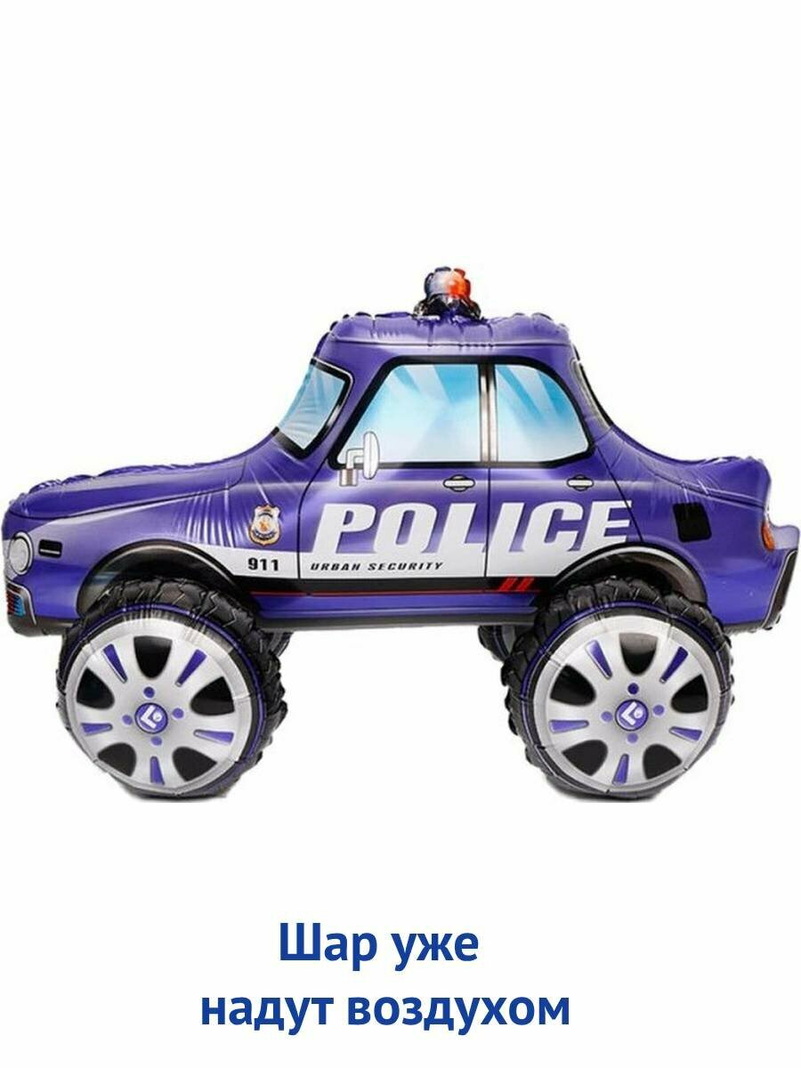Фольгированный стоячий шар с воздухом фигура полицейская машина
