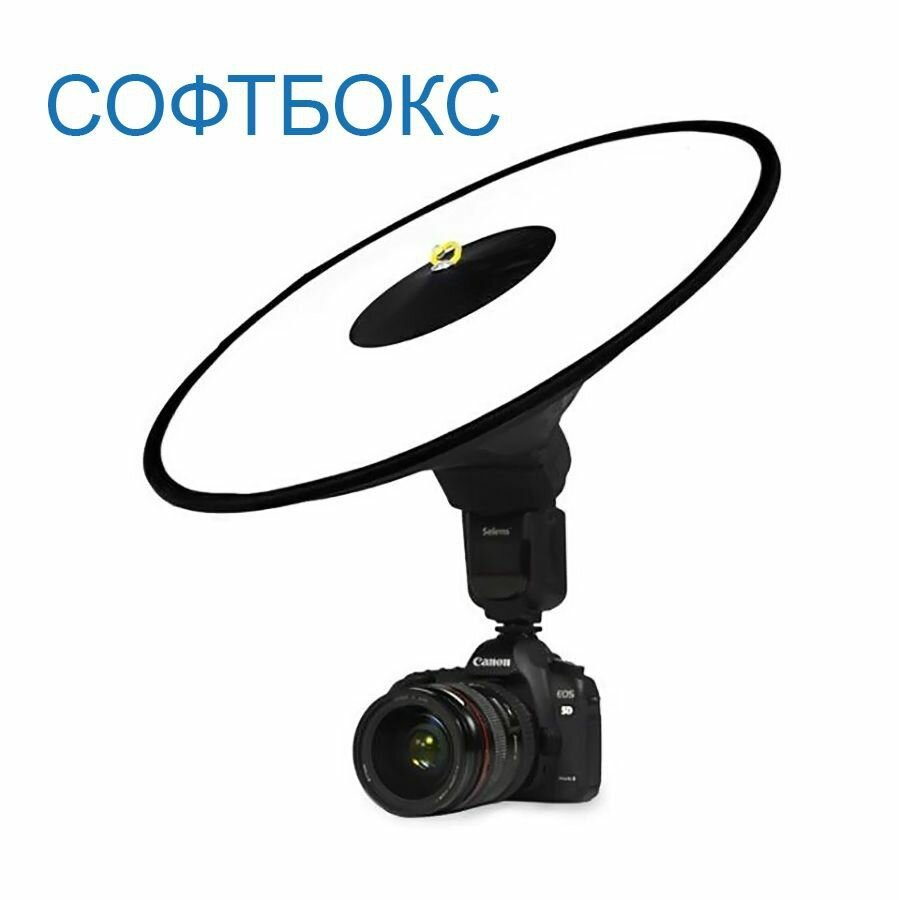 Софтбокс для фотовспышки, рассеиватель света