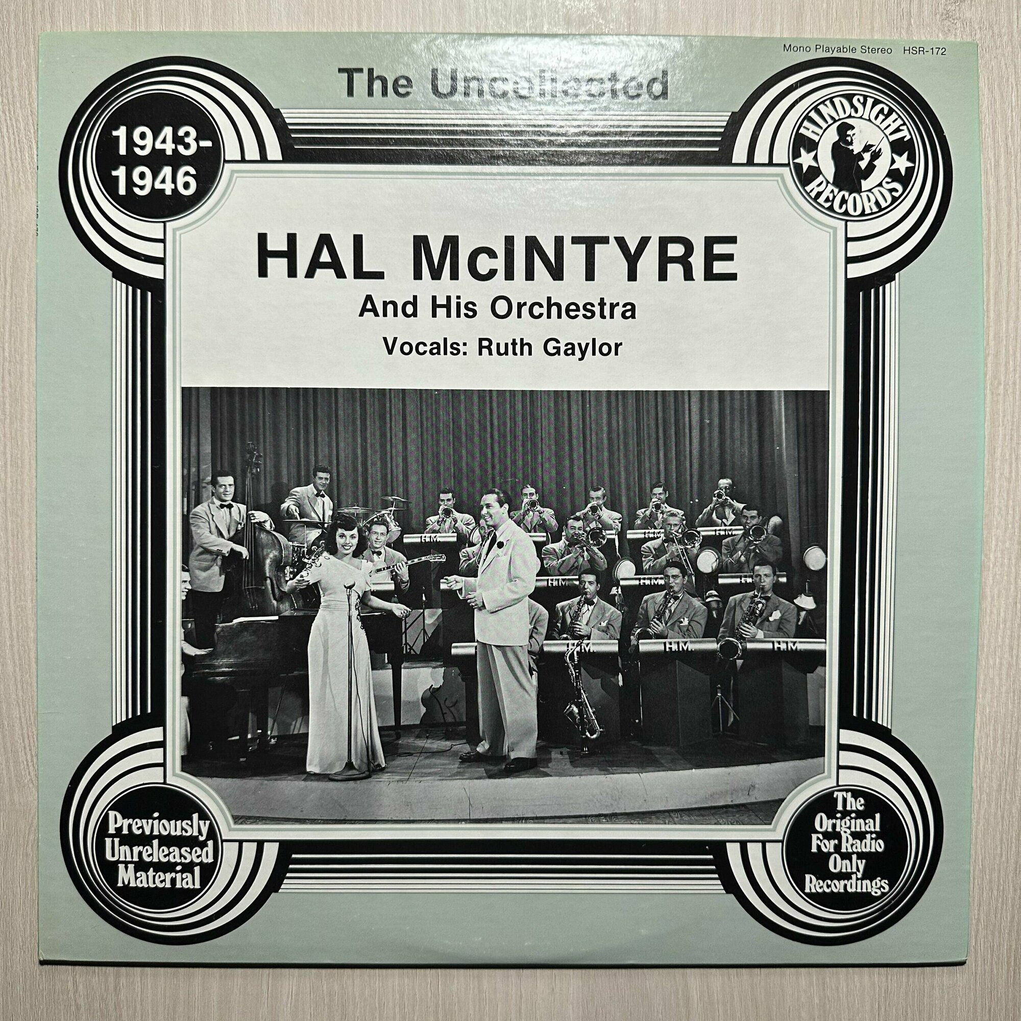 Виниловая пластинка Hal McIntyre And His Orchestra The Uncollected Hal McIntyre And His Orchestra 1943-1946 (США 1981г.)