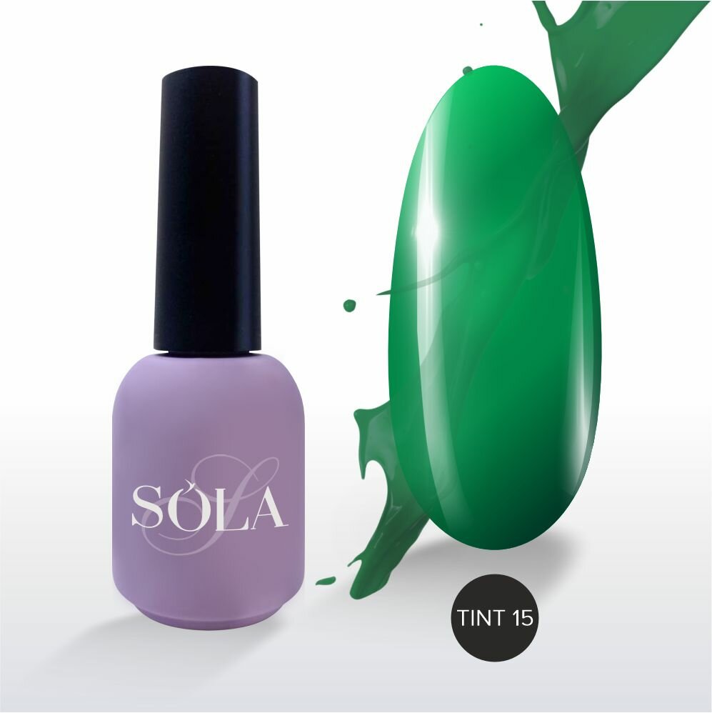 Витражный гель-лак Tint 15 SOLAlove, 10мл