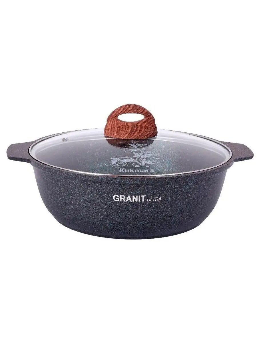 Кастрюля-жаровня Granit Ultra 3л