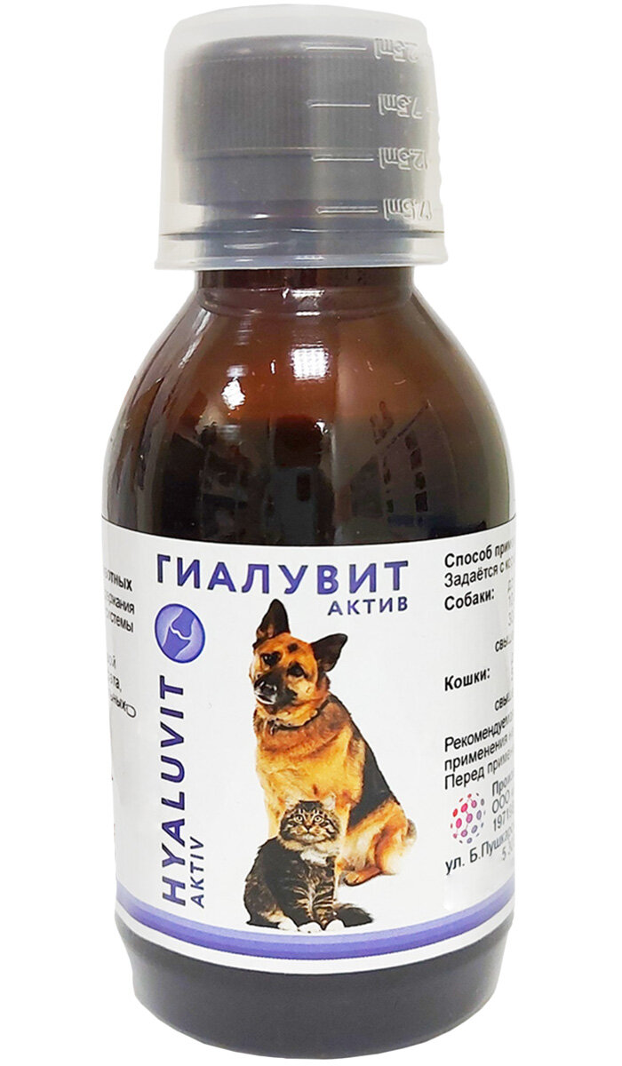 Гиалувит актив хондопротектор для профилактики и лечения заболеваний опорно-двигательного апп 125 мл 1 шт