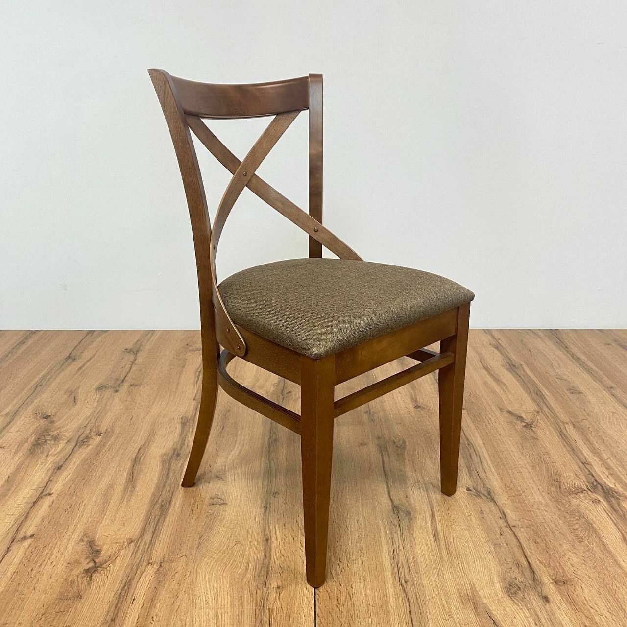 Стул для кухни Капри24. тон4. Sherlock 232, кухонный обеденный деревянный с мягким сиденьем для кухни студии бара