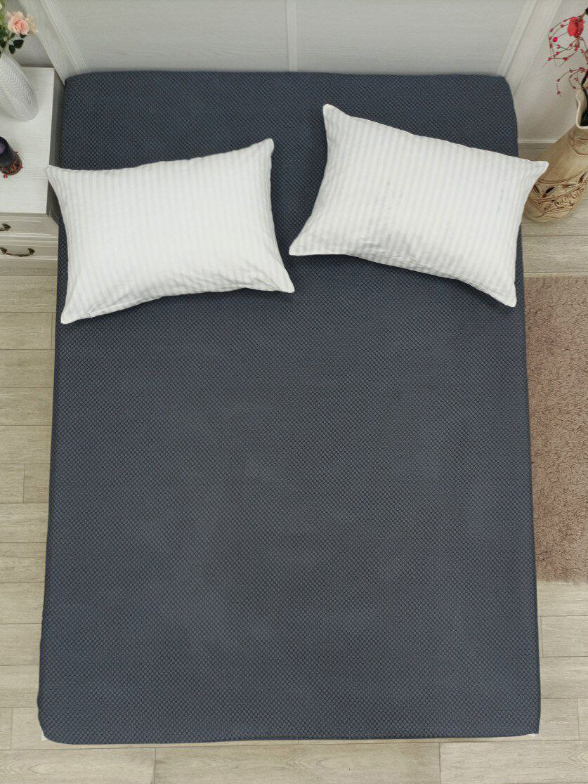 Простыня "SOANA", евро, 200x200, хлопок 100%, бязь, геометрический рисунок