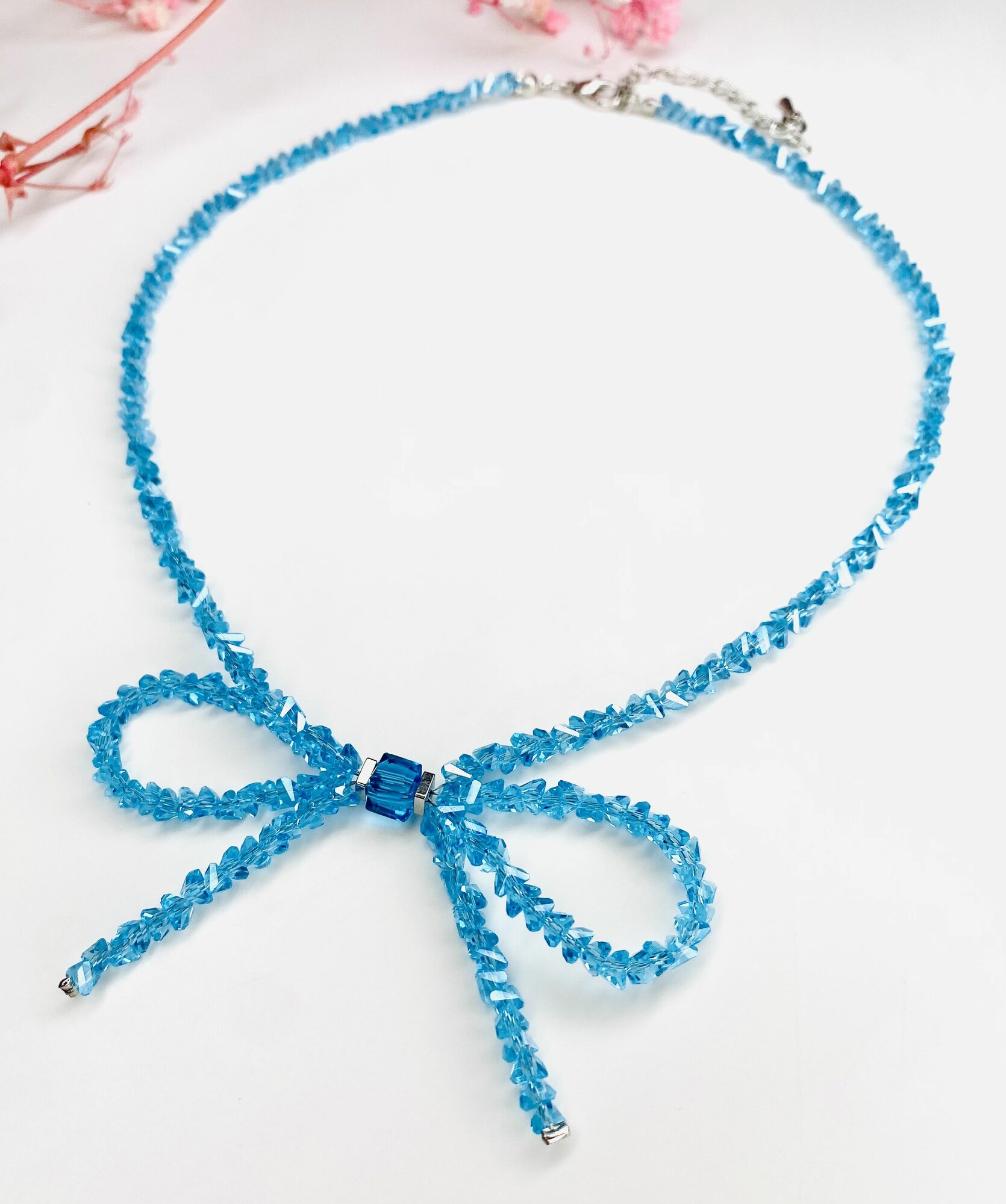 Колье, стекло