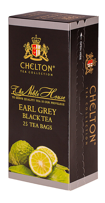CHELTON чай черный Благородный Дом с маслом бергамота 25 пакетиков