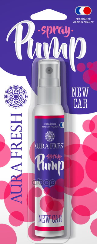 Ароматизатор спрей (new car) 30мл Pump Spray AURA FRESH Aura Fresh арт. 23285