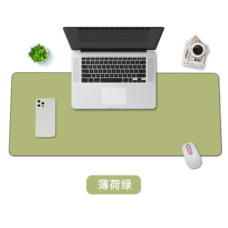 Коврик для мыши Other, кожаный, односторонний, мятно-зеленый, 1400x700 мм