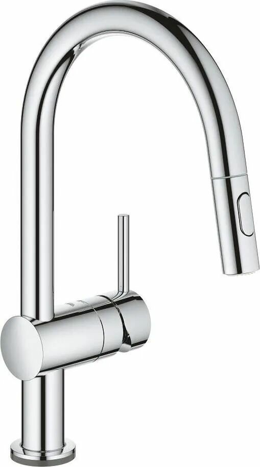 Сенсорный однорычажный смеситель для мойки GROHE QUICKFIX Minta Touch (31358002)