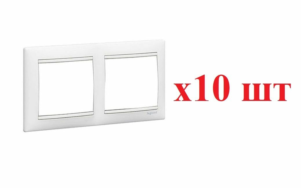 Рамка Legrand Valena Classic 774452, белая, ABS-пластик, 10 шт.