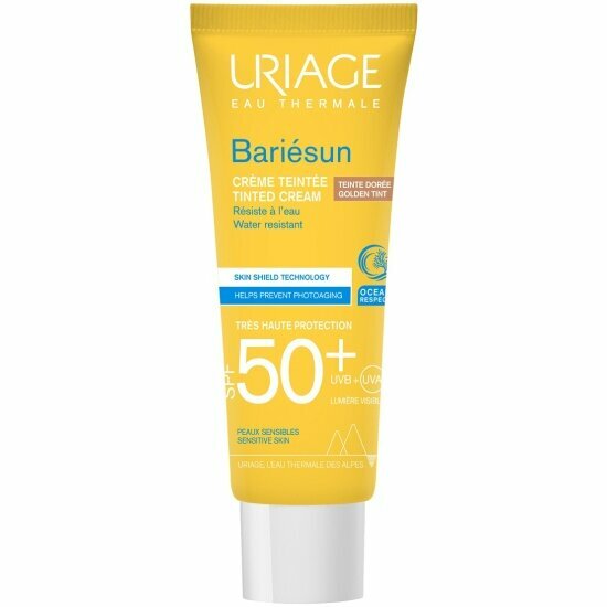Солнцезащитный крем Uriage Bariesun с тональным эффектом SPF 50+, 50 мл