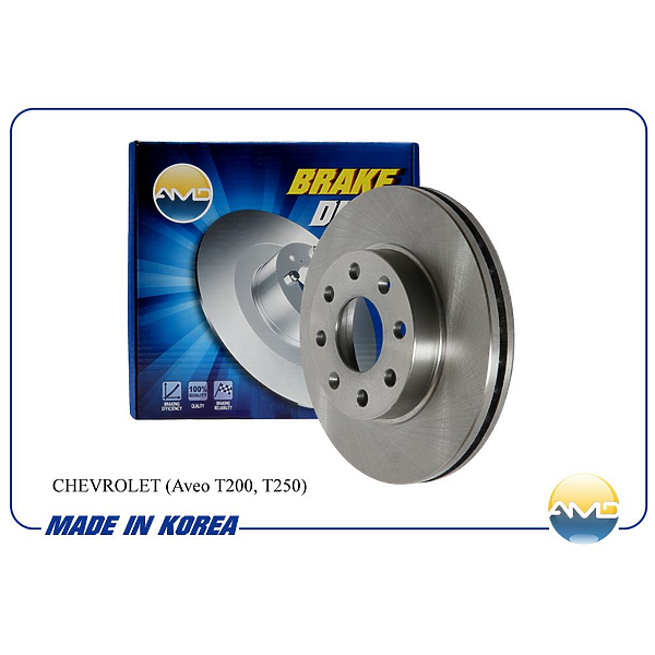 AMD AMD. BD117 (90121445 / 96574633 / AMDBD117) диск торм. Chevrolet (Шевроле) (aveo t200, t250)