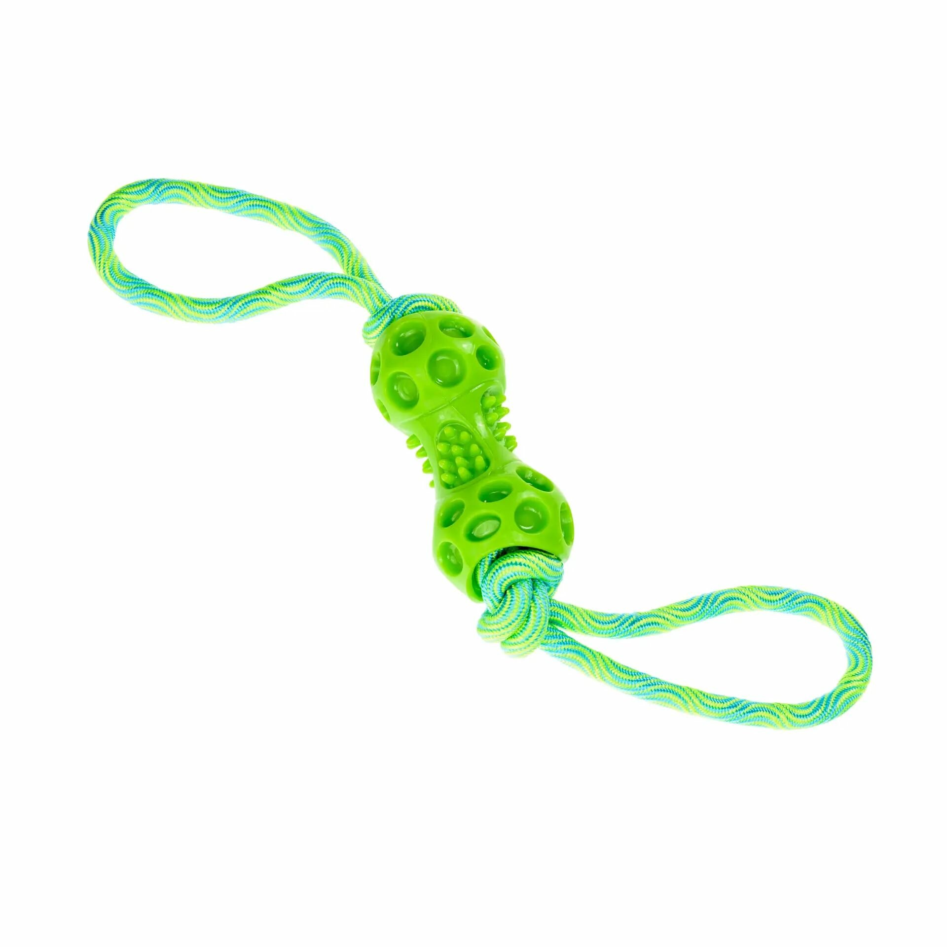 Игрушка для собак Rurri "Гантель", для апортировки, для здоровья зубов, жевательная, 40 см