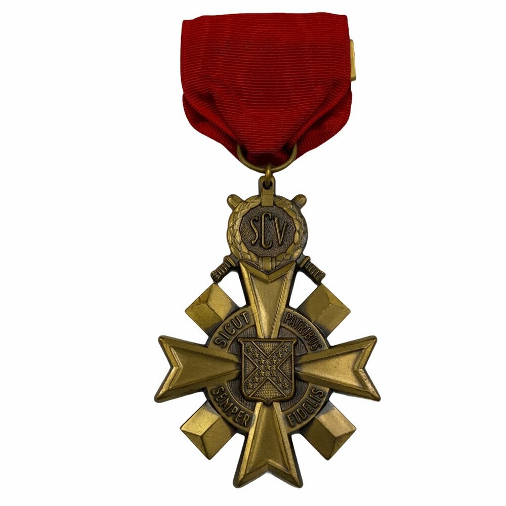 США, крест "Члену SCV - некоммерческой орг. мужчин-потомков ветеранов Конфедерации" 1898-1980 гг.