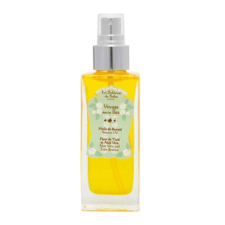 LA sultane de saba Beauty Oil Aloe Vera Tiare flowers Масло Франция 200 мл