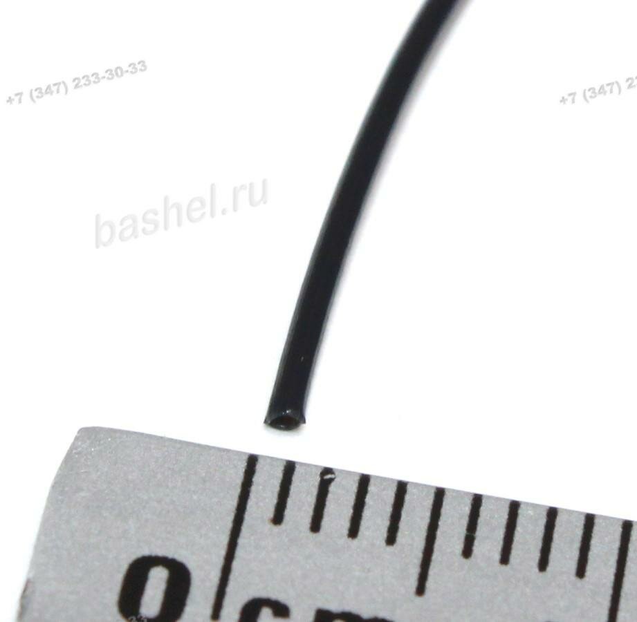 Трубка фторопластовая FT d 0,66*0,15 мм черная