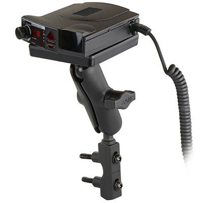 Крепление на руль мотоцикла с магнитной площадкой, муфта 95 мм (RAM-B-174-300-1U)