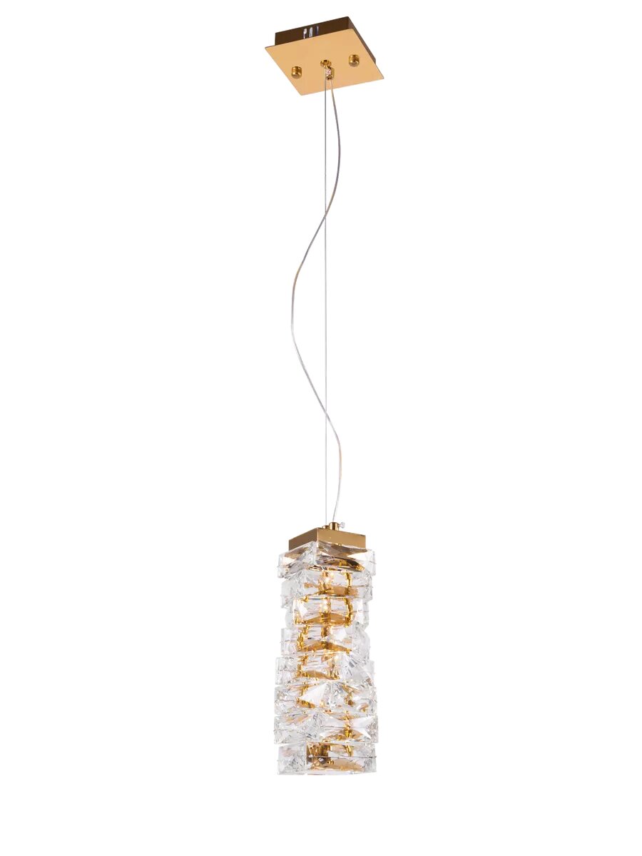 Подвесной светильник newrgy lighting 2505E/12W GD, золотистый, цоколь LED, свет нейтральный белый, теплый белый, холодный белый, для гостиной