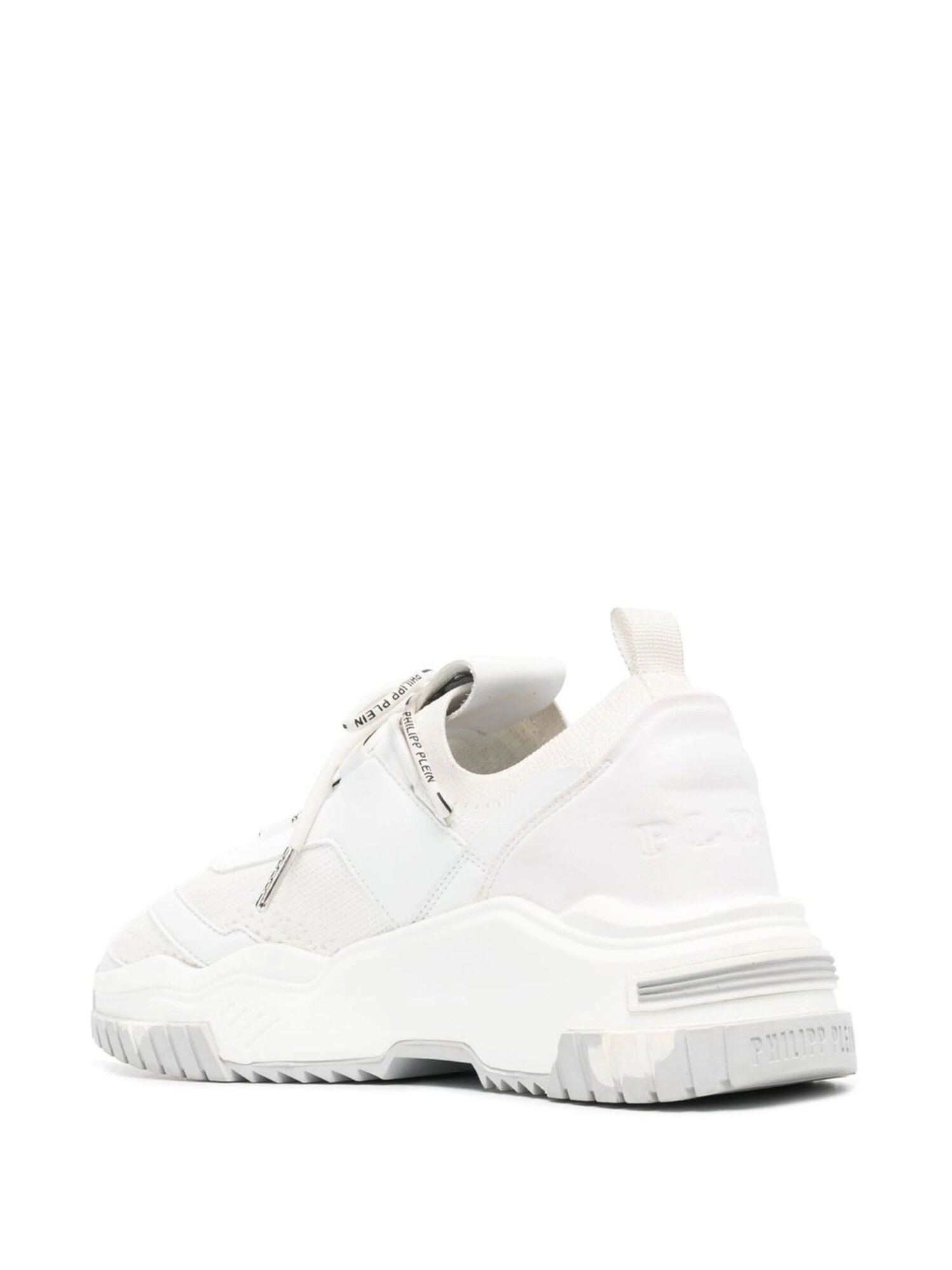 Кроссовки PHILIPP PLEIN Runner Hexagon, размер 38, white — фото 1