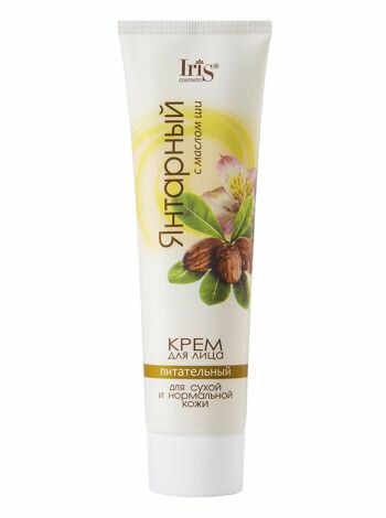 Iris Крем для лица Янтарный с маслом ши, 115 мл