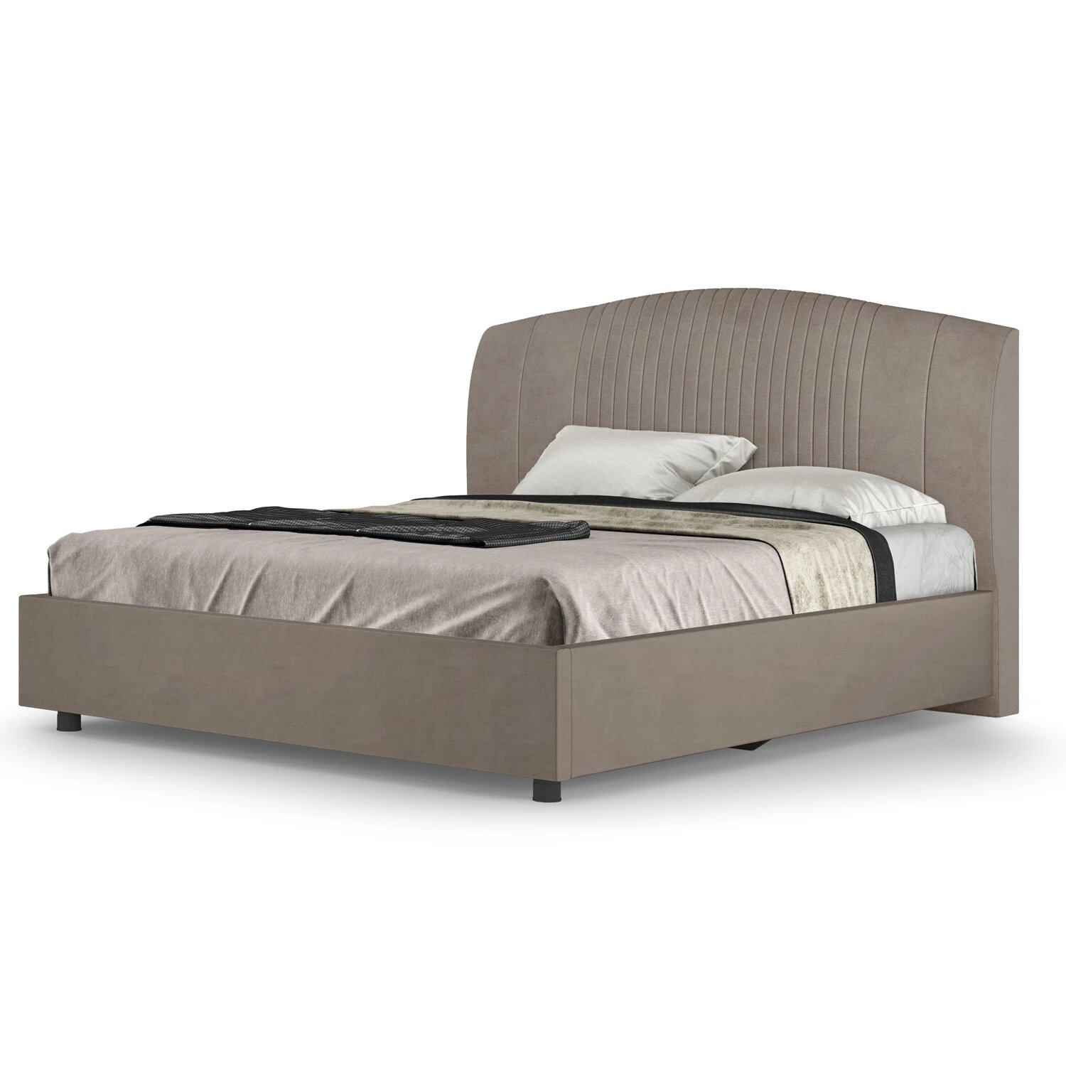 Кураж Кровать-12М с подъёмным основанием 1800 корица